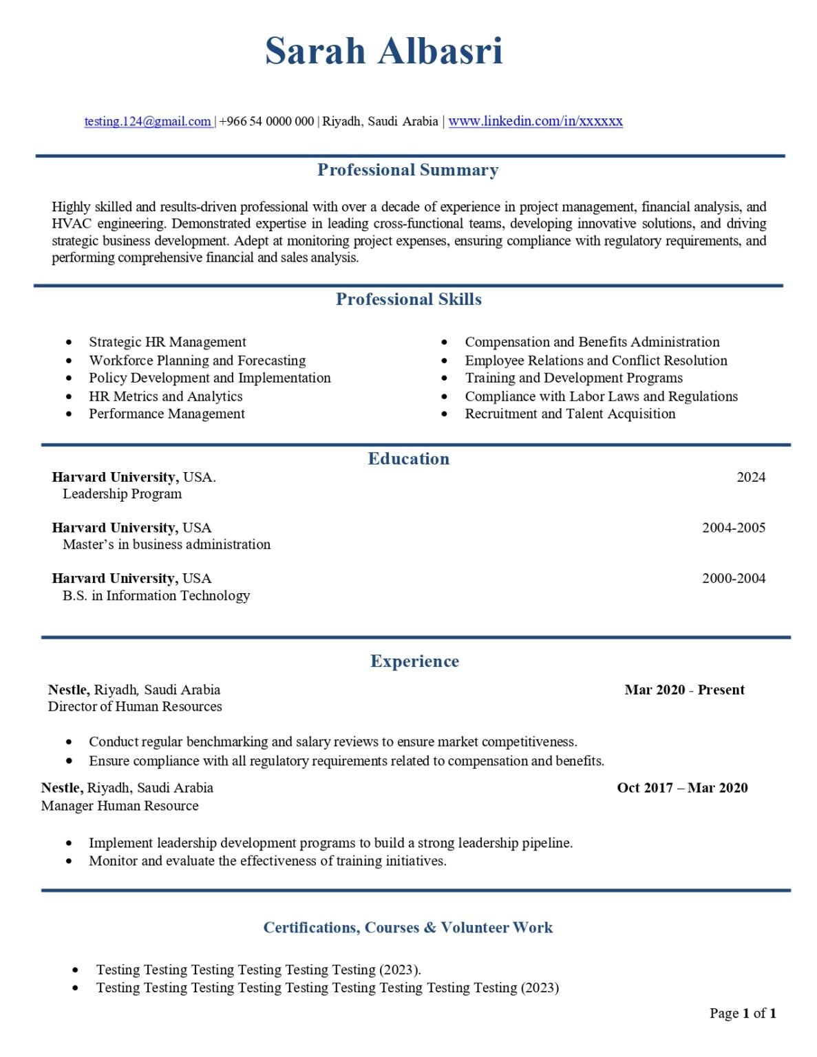 CV Templates New - OxfordCV