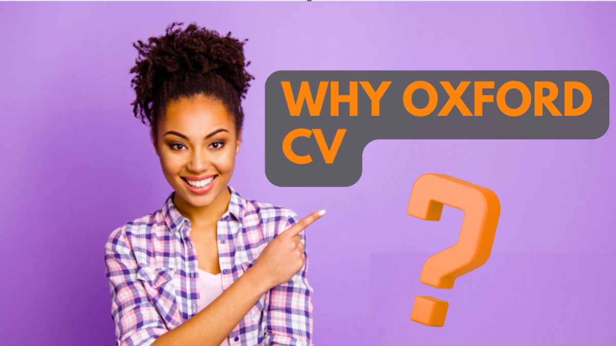 Why Oxford CV? - OxfordCV